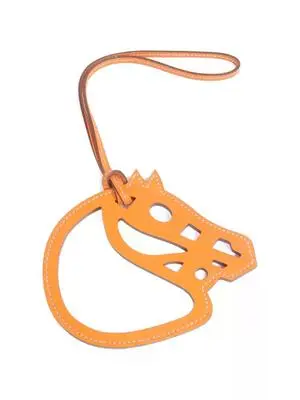 Hermès Paddock Bag Charm - Orange