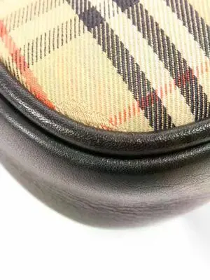 Burberry Check-print Chain-link Belt Bag
