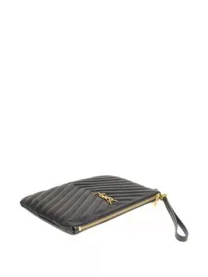 Saint Laurent Quilted Pouch