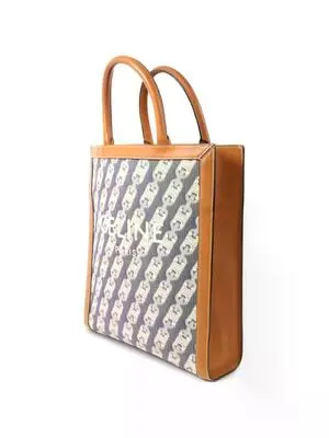 Celine Triomphe Canvas Tote Bag - Blue