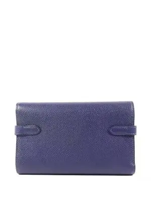 Hermès Kelly Leather Wallet - Blue