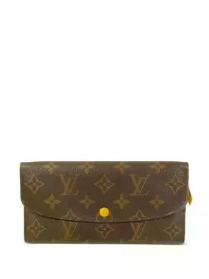 LOUIS VUITTON Monogram Emilie Wallet - Brown