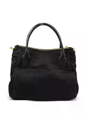 Prada Logo-plaque Tote Bag