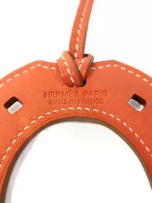 Hermès Horseshoe Leather Bag Charm