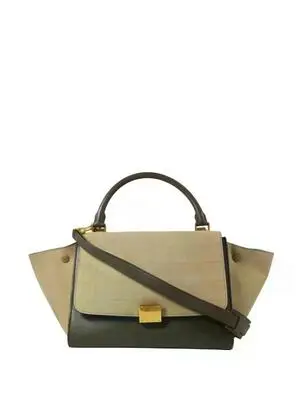 Celine Trapeze Tote Bag - Brown