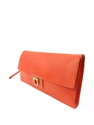 FERRAGAMO Flip-lock Clutch Bag