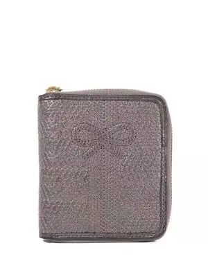 ANYA HINDMARCH Tassel-zip Leather Wallet - Grey