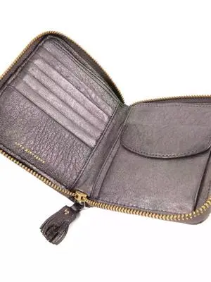 ANYA HINDMARCH Tassel-zip Leather Wallet