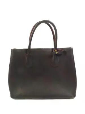 Prada Double Leather Tote Bag