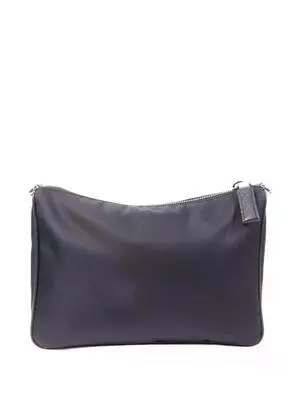 Prada Enamel Triangle Logo Plaque Cross Body Bag