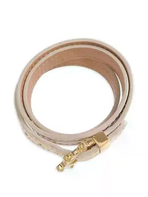LOUIS VUITTON Monogram Vernis Triple Tour Bracelet