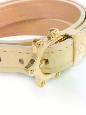 LOUIS VUITTON Monogram Vernis Triple Tour Bracelet