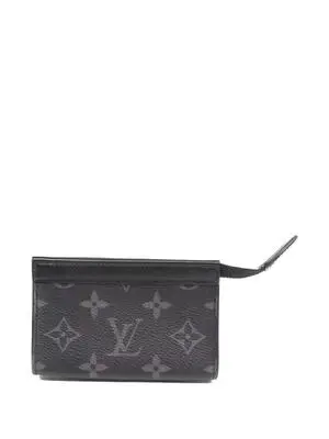 LOUIS VUITTON Monogram Eclipse Wallet - Black