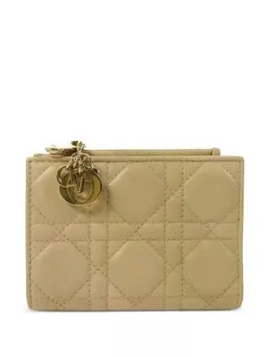 Dior Lady Dahlia Wallet - Neutrals