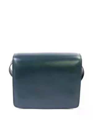 Celine Mini Classic Box Shoulder Bag - Green