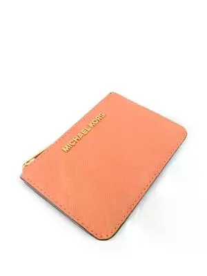 Michael Kors Leather Logo-plaque Coin Purse