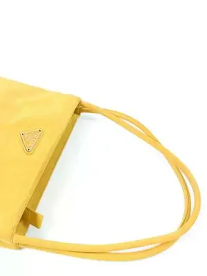 Prada Logo-plaque Shoulder Bag
