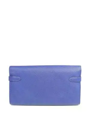 Hermès Kelly Long Wallet - Blue