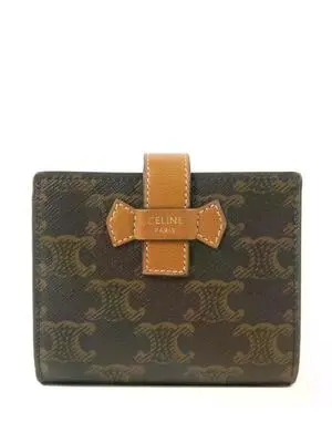Celine Triomphe Strap Wallet - Brown