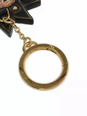Mcm Star-shaped Lion Keychain