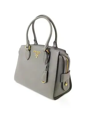Prada Logo Detail Tote Bag