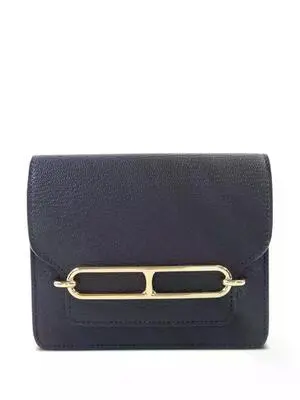 Hermès Roulis Slim Wallet - Blue