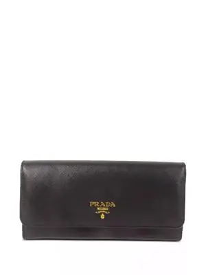 Prada Leather Wallet - Black