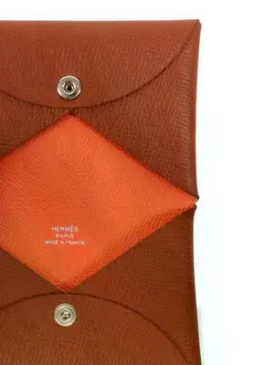 Hermès Calvi Leather Card Case