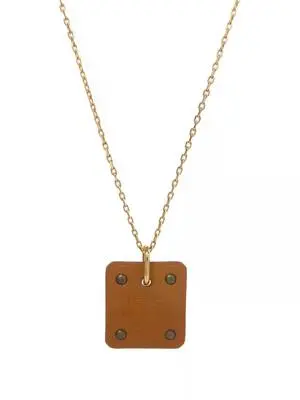 Hermès 2022 As De Cœur Leather Necklace