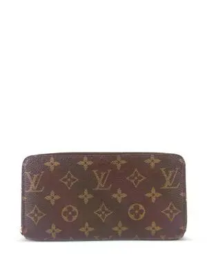 LOUIS VUITTON Monogram Zippy Wallet - Brown