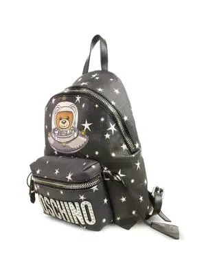 Moschino Teddy Bear Star-print Backpack - Black