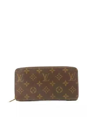 LOUIS VUITTON Monogram Zippy Wallet - Brown