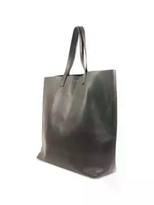 Saint Laurent Bold Shopper Leather Tote Bag