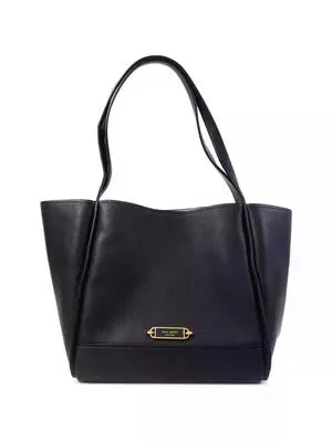 Kate Spade New York Logo Plaque Shoulder Bag - Black