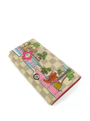 LOUIS VUITTON Vivienne Holiday Damier Azur Wallet