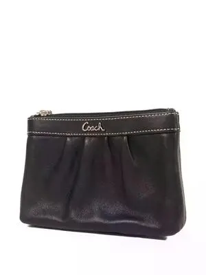 COACH VINTAGE Pleated Leather Pouch