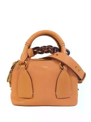 Chloé Daria Small Tote Bag - Orange