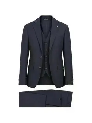 Tagliatore Single-breasted Three-piece Suit - Blue