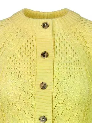 Smythe Crochet-knit Button-up Cardigan