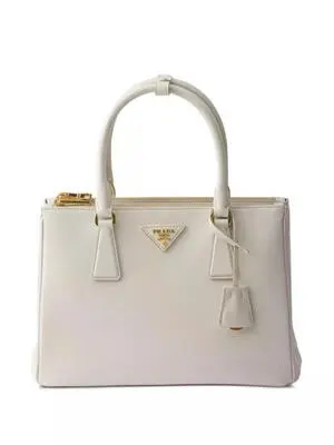 Prada Galleria Medium Saffiano Leather Bag - White