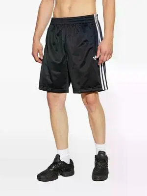 Adidas Embroidered Logo Side-stripe Shorts