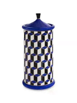 Jonathan Adler Versailles Geometric-print Canister