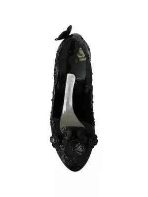 Dolce & Gabbana Flower-embellished Cinderella Pumps