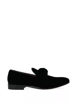 Dolce & Gabbana Velvet Loafers - Black