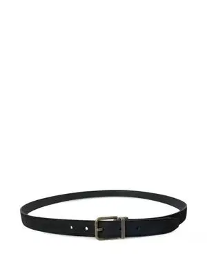 Dolce & Gabbana Suede Leather Belt - Black