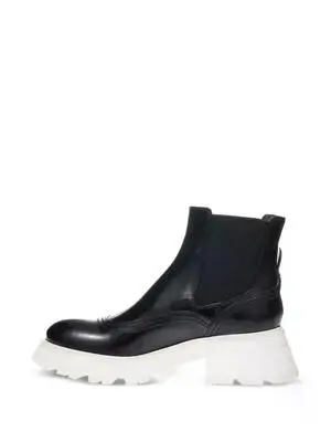 Alexander McQueen Brogue-detail Chelsea Boots