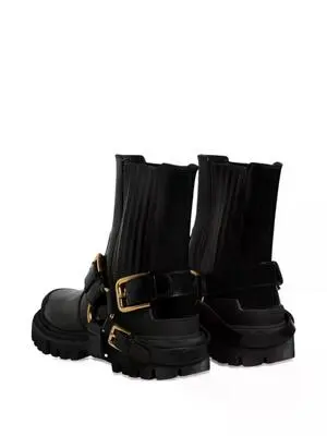 Dolce & Gabbana Buckle-detail Trekking Ankle Boots