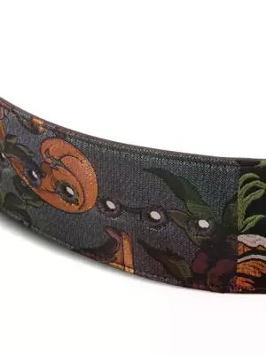 Dolce & Gabbana Floral-embroidered Belt