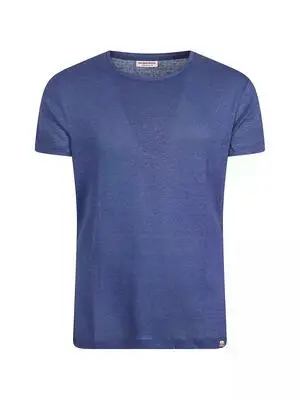 Orlebar Brown Ob-t Curved-hem T-shirt - Blue