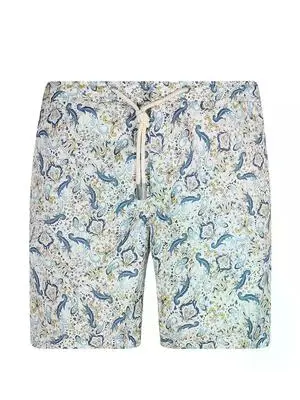 Orlebar Brown Bulldog Paisley Print Swim Shorts - Neutrals